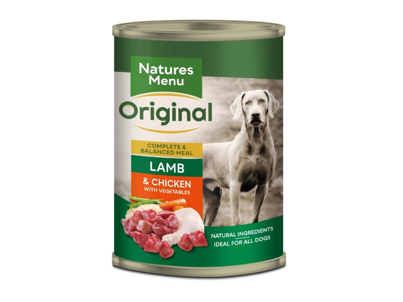 NATURE'S MENU LAMB & CHICKEN TIN - USPCA